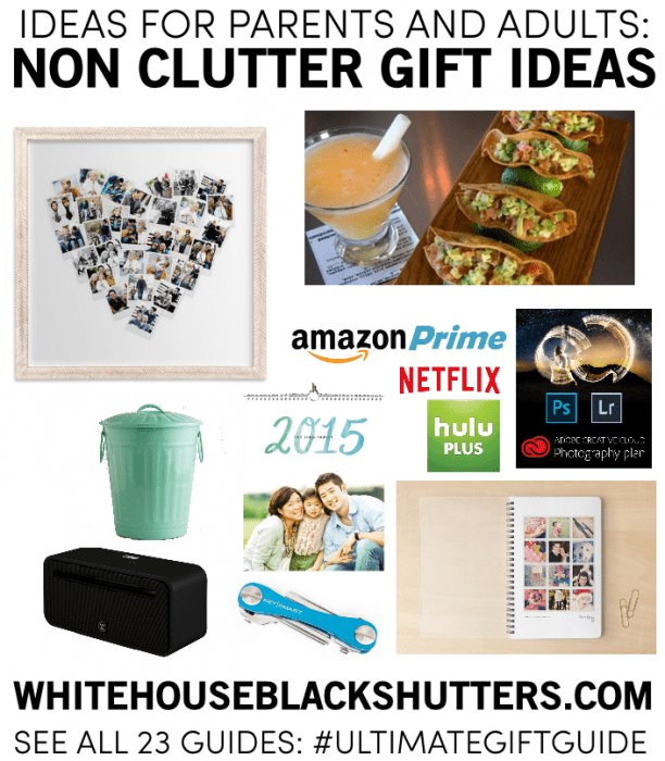 The Ultimate Gift Guide: Non Clutter Gifts