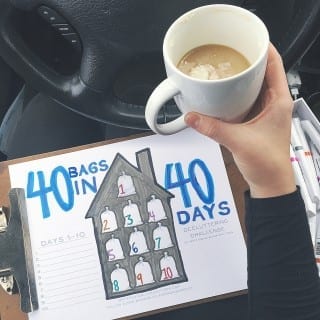 40 Bags in 40 Days Coloring Book Pages - white house black shutters