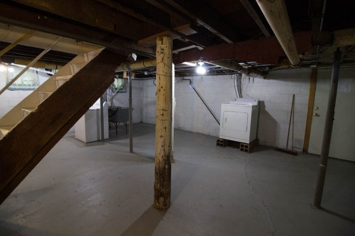 107 Year Old Basement Plan and Updates - white house black shutters